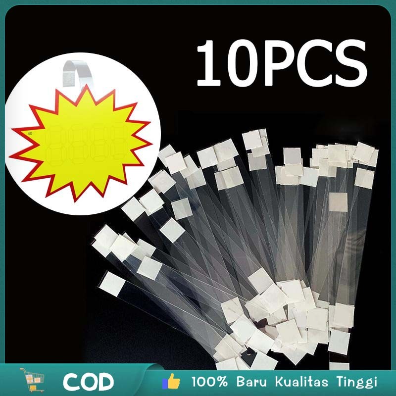 Jual 100pcs/1set Mika Label Harga Label Harga Mika Toko Mika Label ...