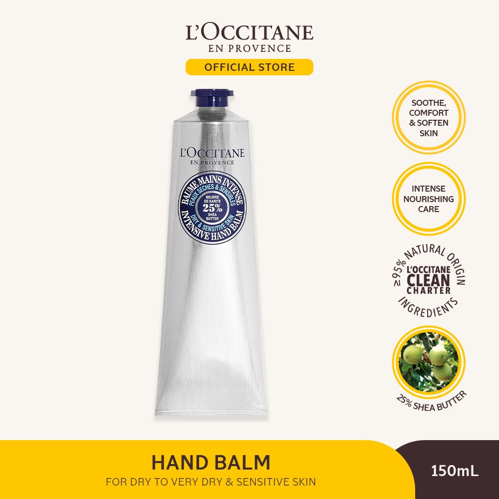 Jual L'Occitane Shea Intensive Hand Balm for Dry & Sensitive Skin 150ml - Pelindung Kulit Kering ...