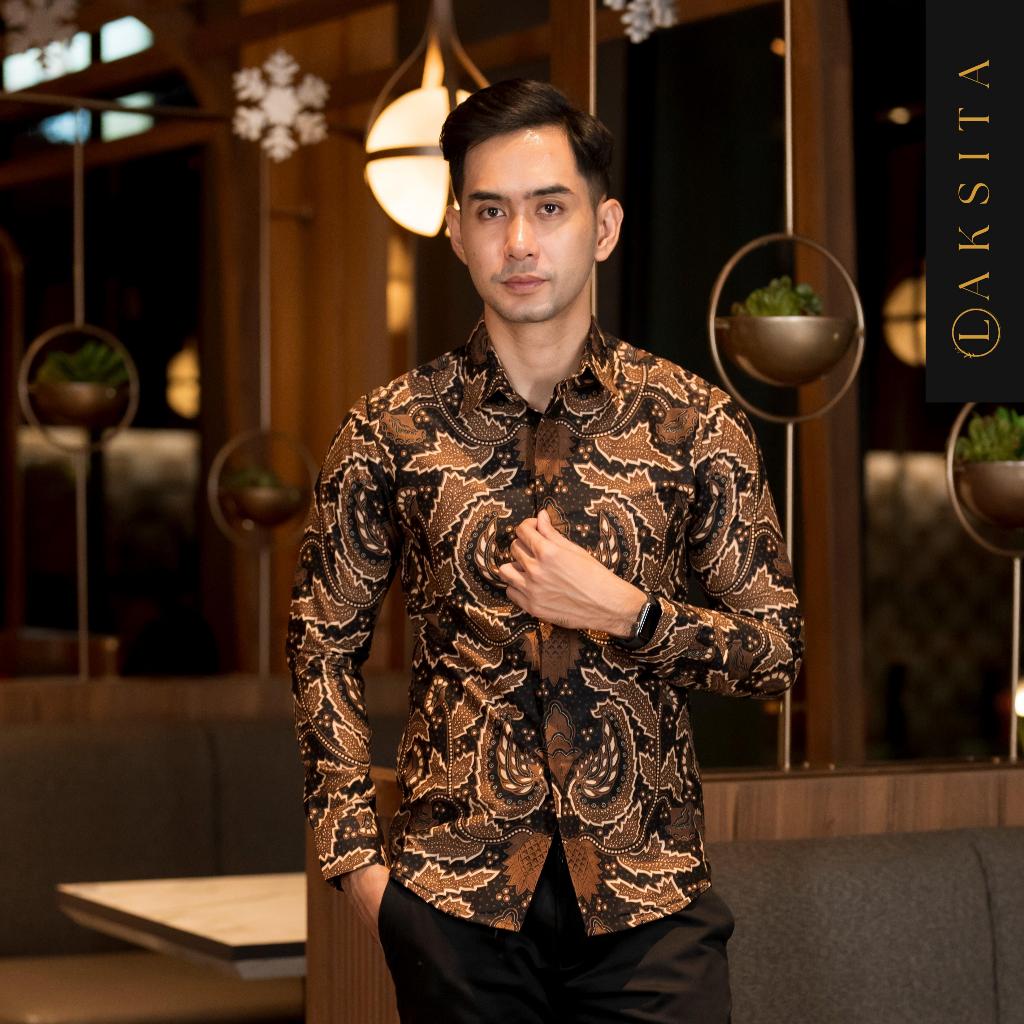 Jual Laksita Premium Batik Wijaya Kusuma - Kemeja Batik Modern Lengan ...