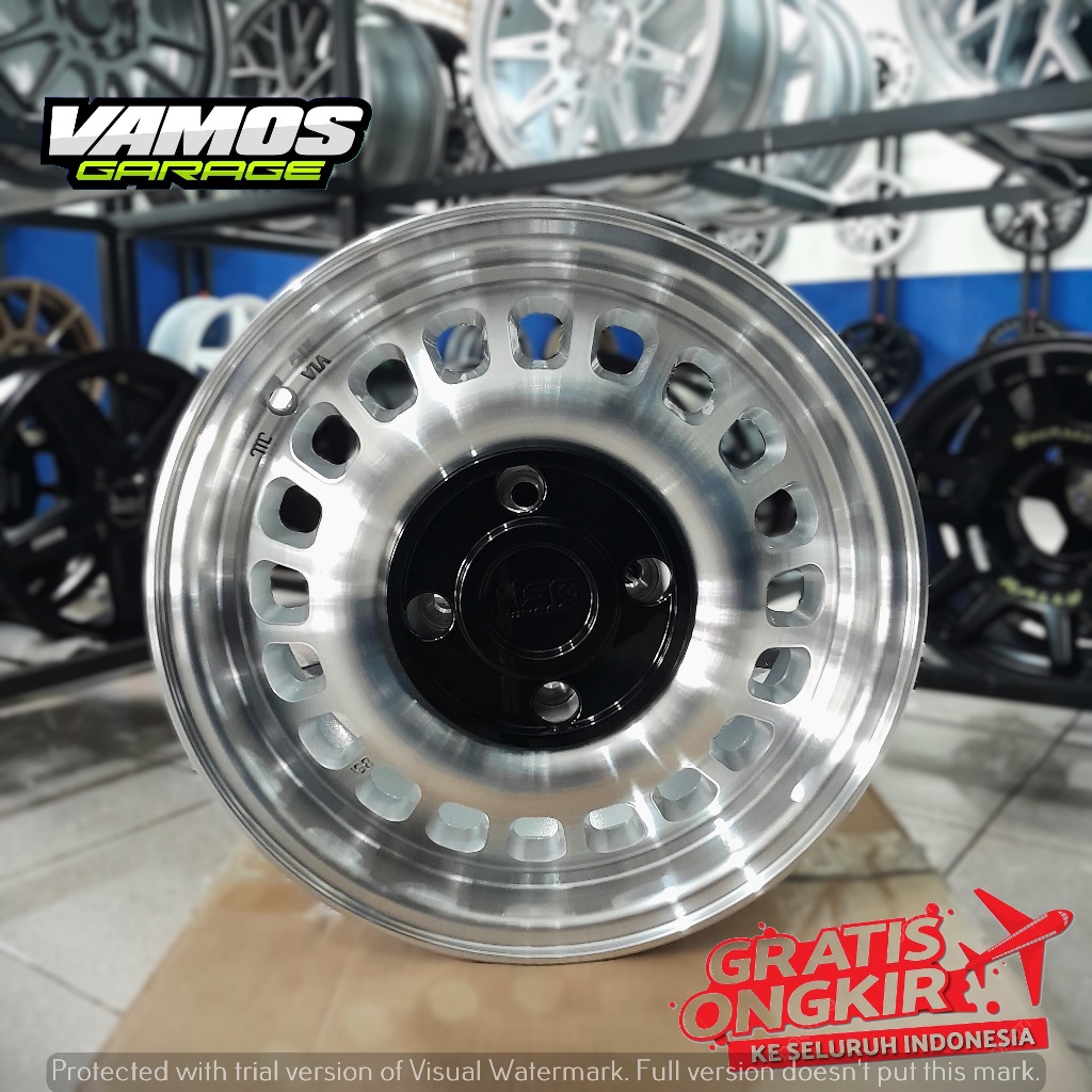 Jual VELG MOBIL RETRO RING 14 BSI HSR R14X6 PELEK MOBIL UNTUK KARIMUN ...