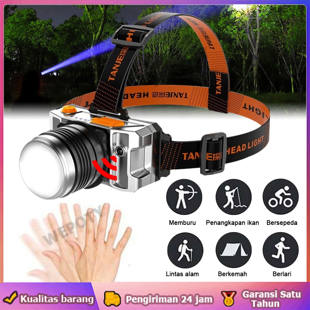 Jual Senter Kepala Led 200w Headlamp Berkemah Led Senter Berkemah ...