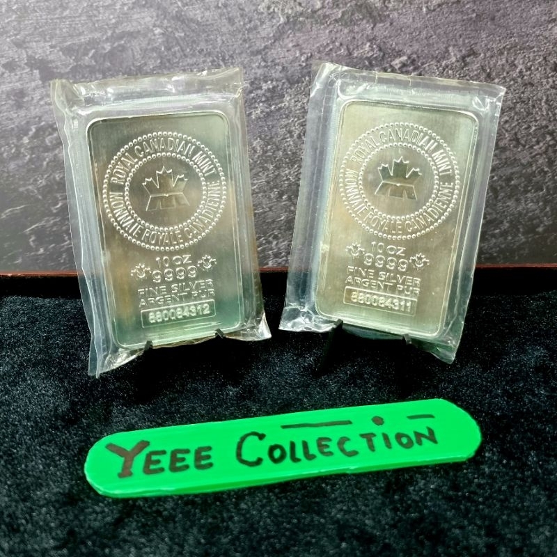 Jual Perak Batangan 10 oz RCM Royal Canadian Mint | Shopee Indonesia