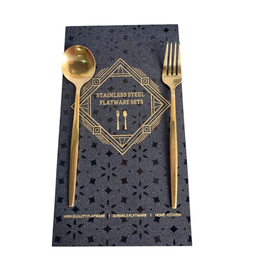 Jual BAKINDO Sendok Garpu Set Sultan Premium Set Hampers Lebaran Sendok ...