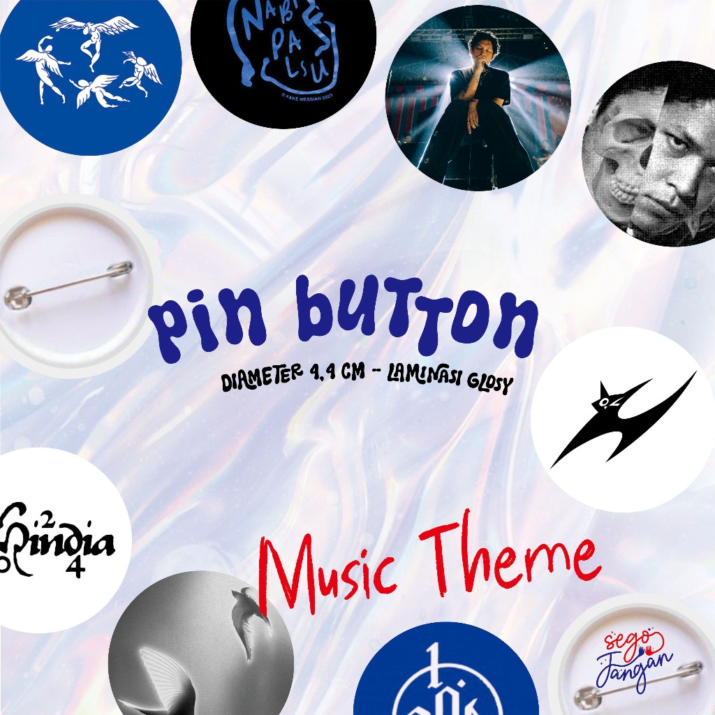 Jual PIN BUTTON HINDIA - NABIPALSU - MUSIC THEME - PIN Y2K | Shopee ...