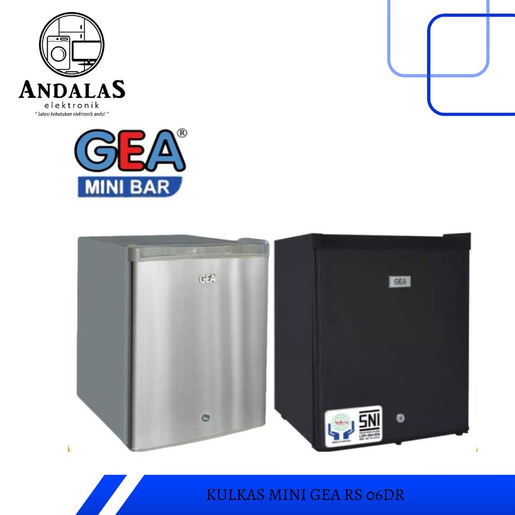 Jual Kulkas Mini GEA Portable RS06DR / RS-06DR / RS06-DR 46L / GEA ...