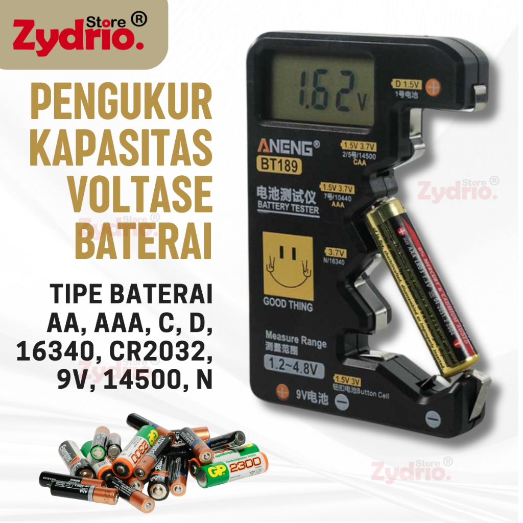 Jual Universal Battery Tester Alat Test Cek Kapasitas Baterai Tipe AA ...