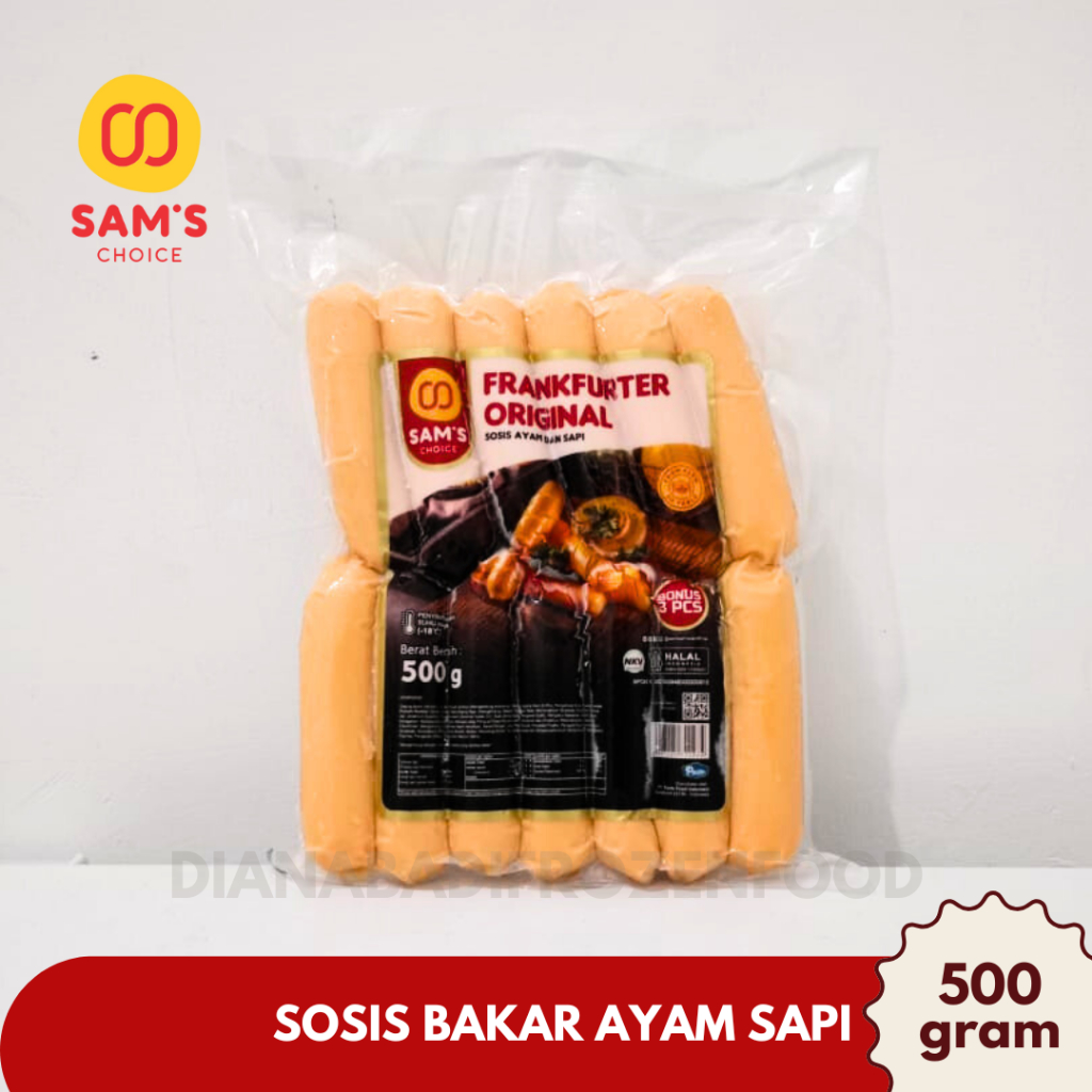 Jual SAM'S Choice Sosis Bakar Ayam Sapi Mini isi 13 Murah | Shopee ...
