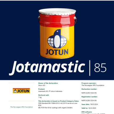 Jual CAT JOTUN Jotamastic 85 Grey 16 LTR 2 COMPONEN / Jotamastic 85 Grey 16 Liter 2 KOMPONEN ...