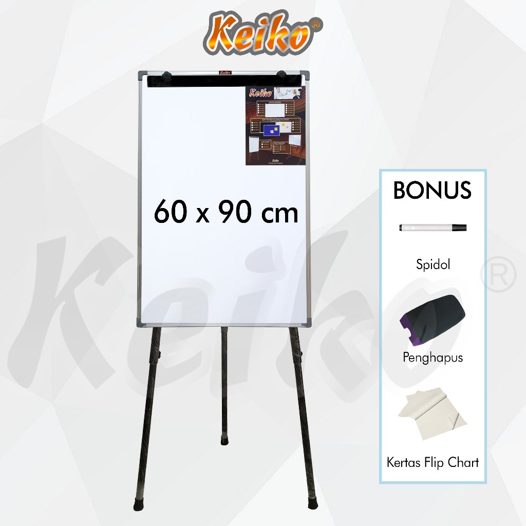 Jual Flip Chart / Flipchart / Papan Presentasi Keiko 60 x 90 cm ...