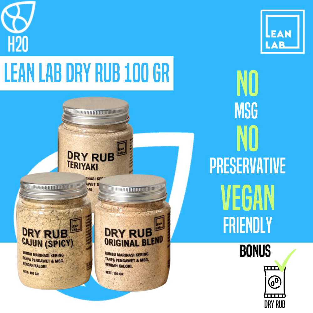 Jual Lean Lab Bumbu Dry Rub Marinasi Rendah Kalori 100g | Shopee Indonesia