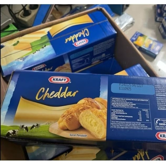 Jual Keju Kraft Cheddar 2 Kg | Keju Balok (PROMO) | Shopee Indonesia