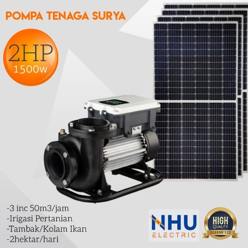 Jual Pompa Tenaga Surya Solar Pump 2HP 1500watt | Shopee Indonesia
