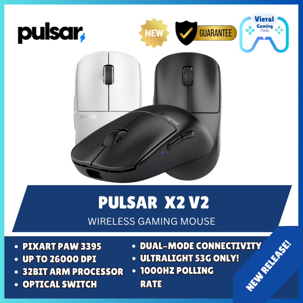Jual Pulsar X2 V2 Medium Wireless Gaming Mouse | Shopee Indonesia