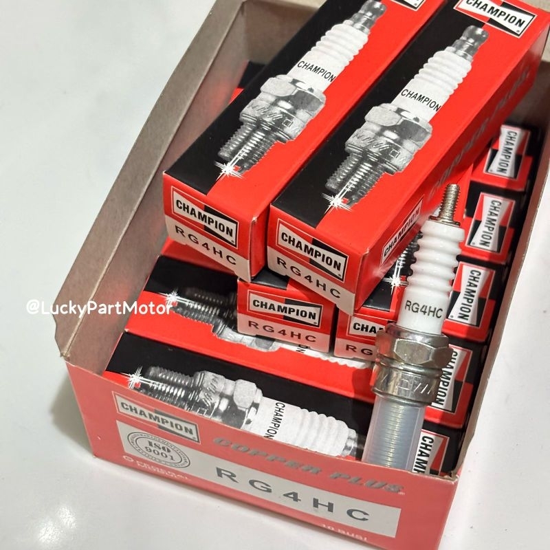 Jual Busi RG4HC 10PCS Champio Kharisma Supra X 125 Beat Blade Revo Abs ...