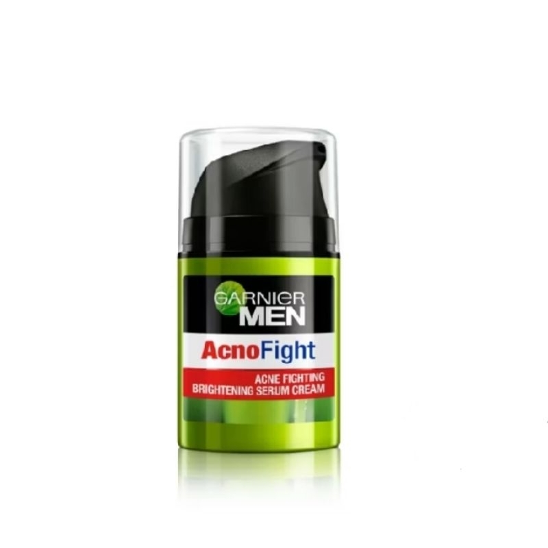 Jual Garnier Men Acno Fight Acne Fighting Whitening Serum Cream Skin Care - 40ml | Shopee Indonesia