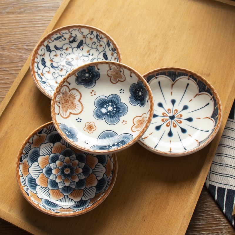 Jual ASHOME piring saos keramik motif Bohemian tahan panas dan ...