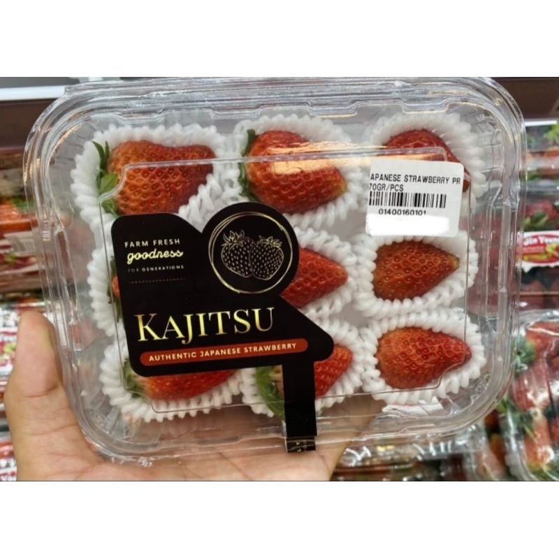 Jual Strawberry Jepang Kajitsu Super 170 Grm / Pack | Shopee Indonesia