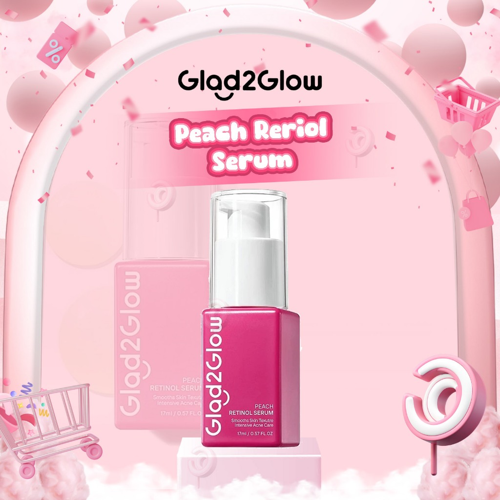 Jual GLAD2GLOW - PEACH RETINOL SERUM ( 17 ml ) - Serum Wajah Skin ...
