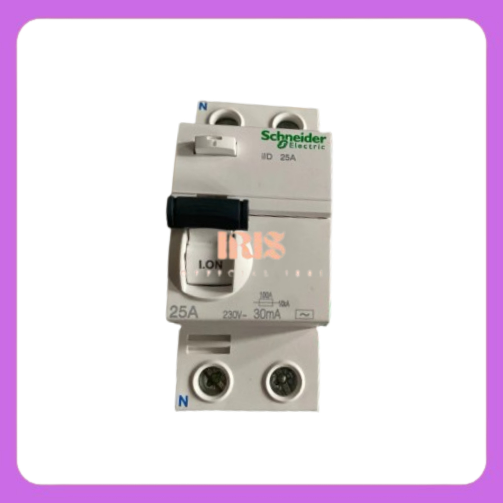 Jual {IRIS} ELCB RCCB ILD 2 pole SCHNEIDER 2p 25A 30mA A9R71225 Original Copotan | Shopee Indonesia