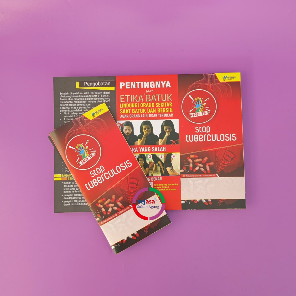 Jual Leaflet Stop Tuberculosis | TBC | Gangguan Paru-Paru | Brosur ...