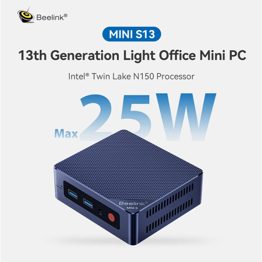 Jual MiniPc Beelink Mini S13 Pro Intel Twinlake Gen13 N150 16/500GB ...