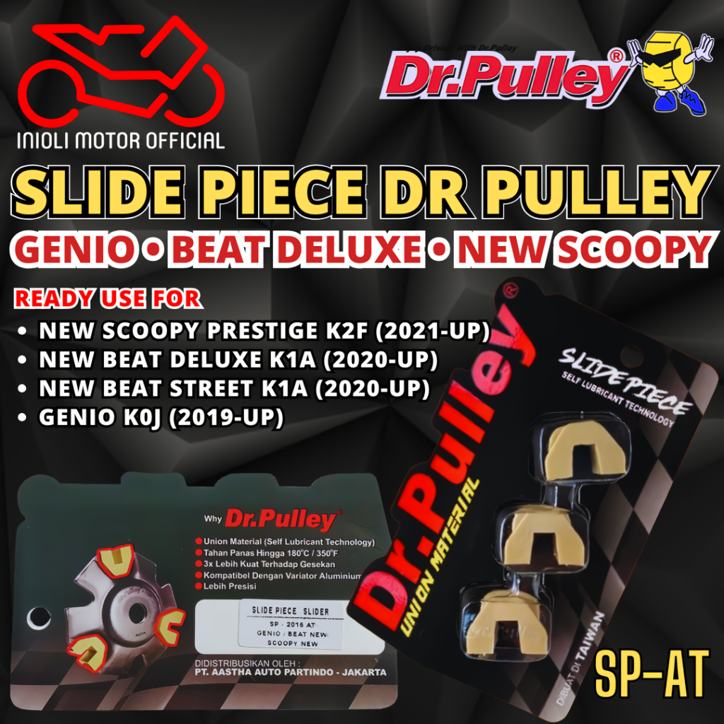 Jual SLIDE PIECE SLIDER PIECE DR PULLEY GENIO BEAT DELUXE NEW SCOOPY ...
