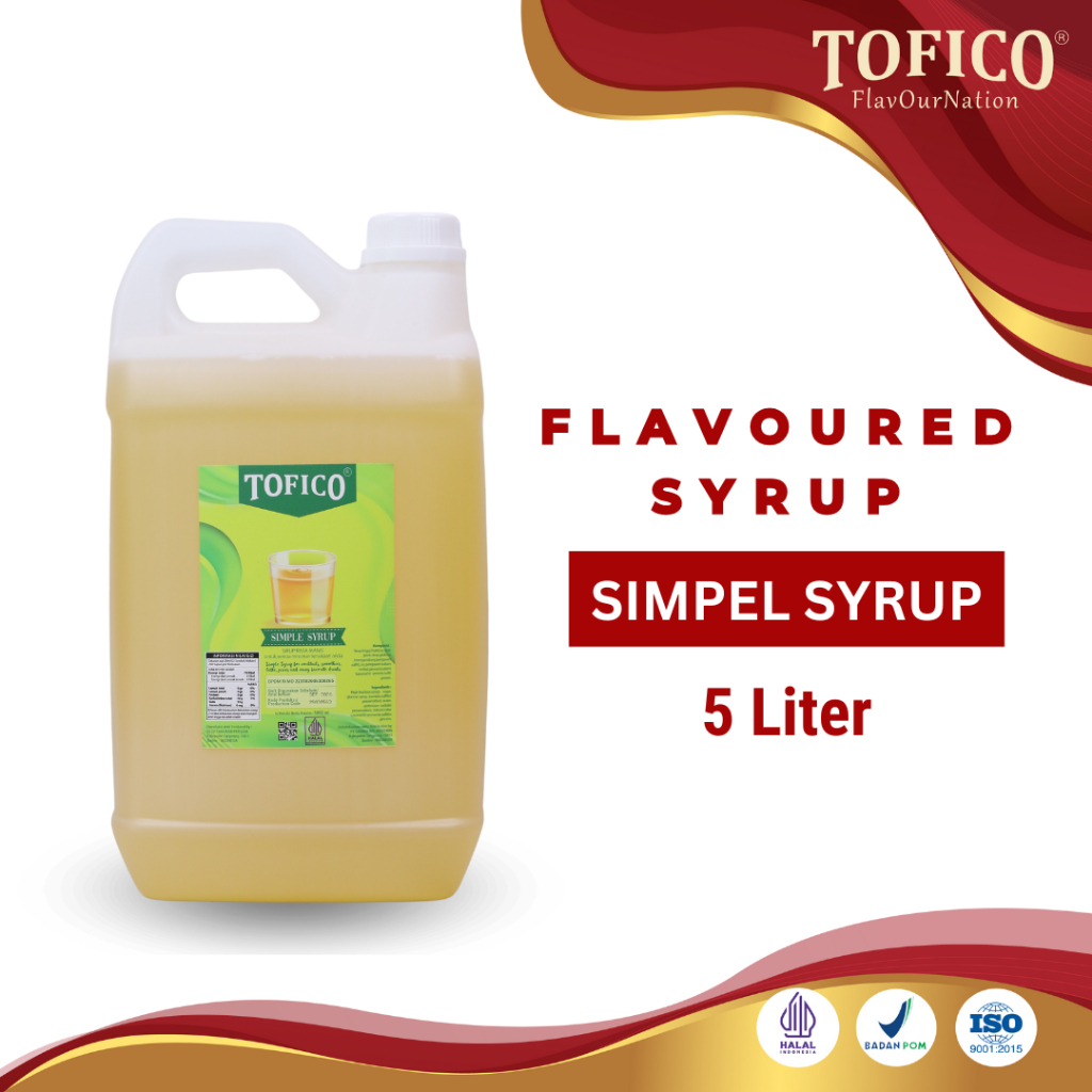 Jual Flavoured Syrup Simpel Syrup Tofico / Minuman Gula Bening Premium ...