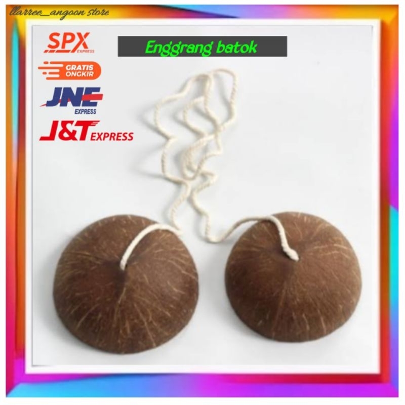 Jual Enggrang batok kelapa / Enggrang dari tempurung kelapa | Shopee ...