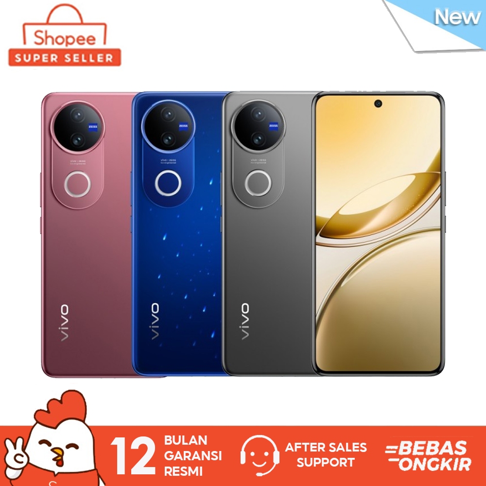 Jual Vivo V50 5G 12/512 12/256 GB Garansi Resmi NFC Snapdragon 7 Gen 3 Black Purple Red | Shopee ...