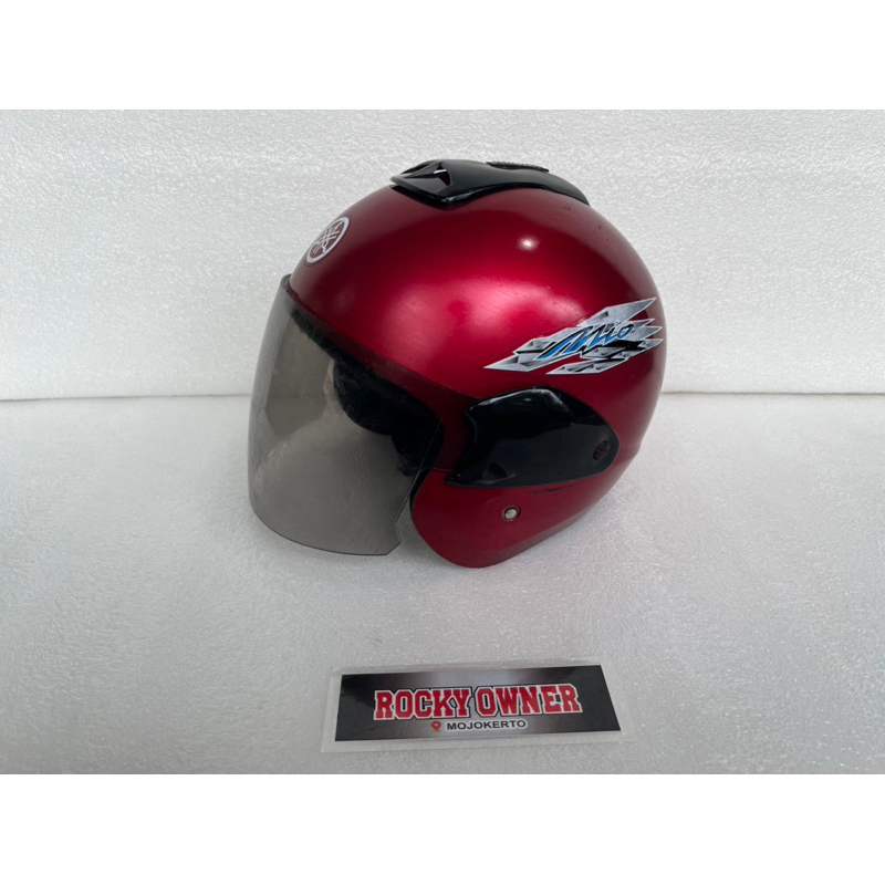 Jual HELM YAMAHA MIO SMILE MERAH ORIGINAL | Shopee Indonesia