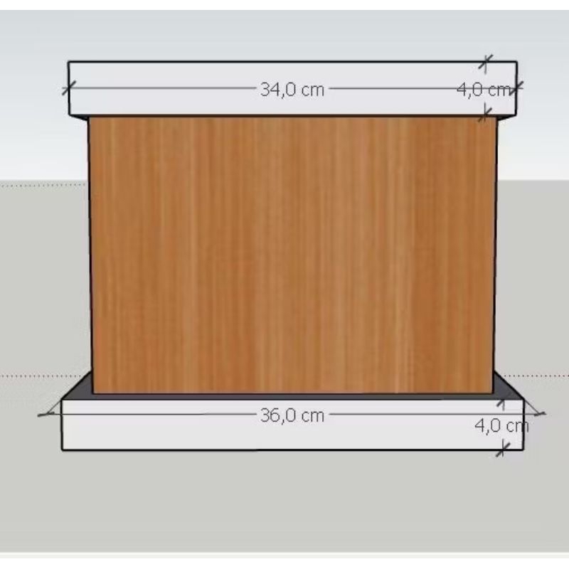 Jual Wooden Box 34x34x30 cm Kotak Kayu Storage Box Kayu Kursi Kayu Meja ...