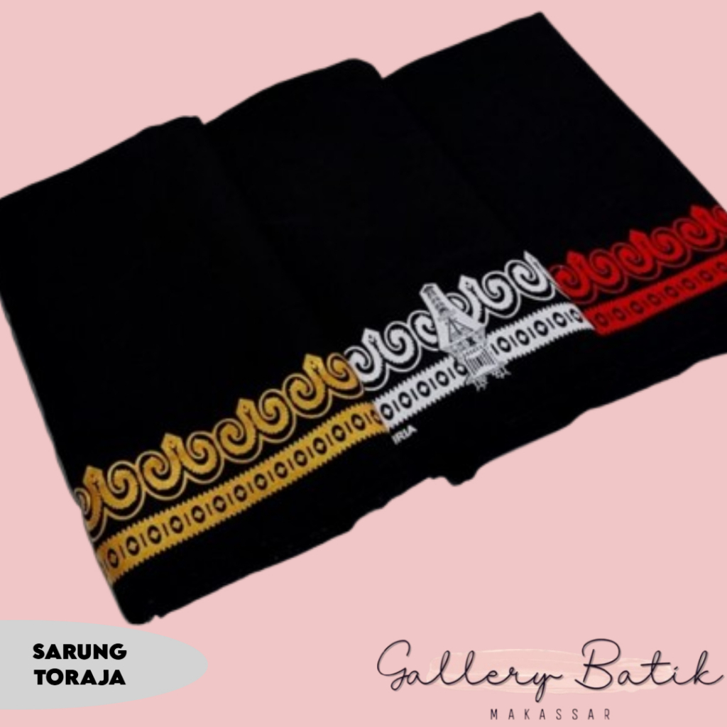 Jual Sarung Toraja / Sarung hitam khas toraja TERMURAH DI MAKASSAR ...