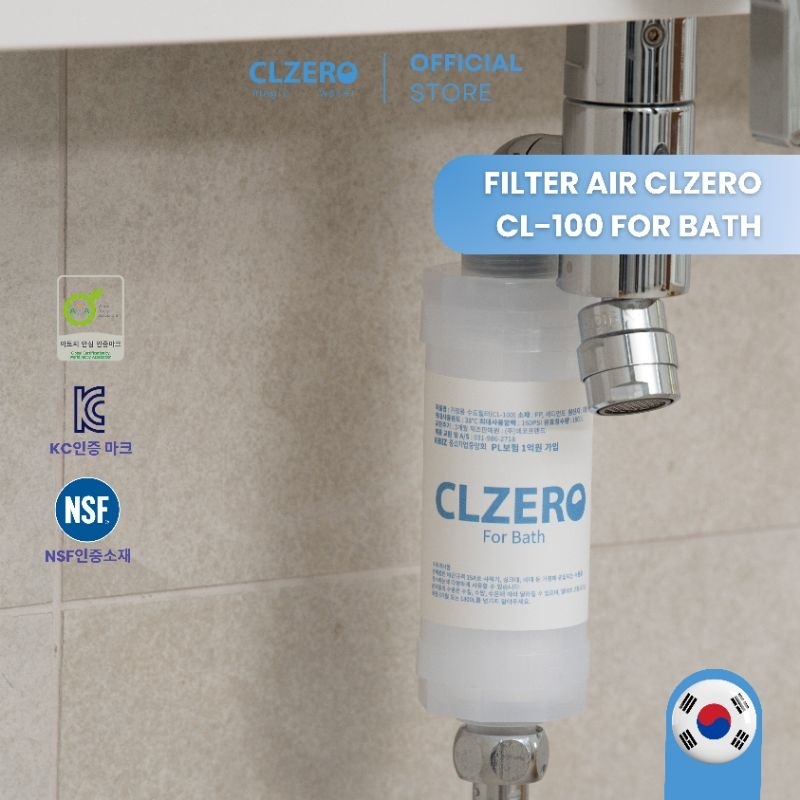 Jual CLZERO CL-100 FOR BATH - Filter Penyaring Air dengan Filter ...