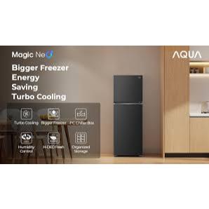 Jual KULKAS AQUA 2 PINTU 185 LITER Inverter AQR DTM245CBP / AQRDTM245 / AQR-DTM245CBP TURBO ...