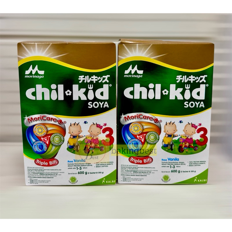 Jual Susu Morinaga Chil Kid Soya Rasa Vanilla . Susu Halal BPOM RI ...