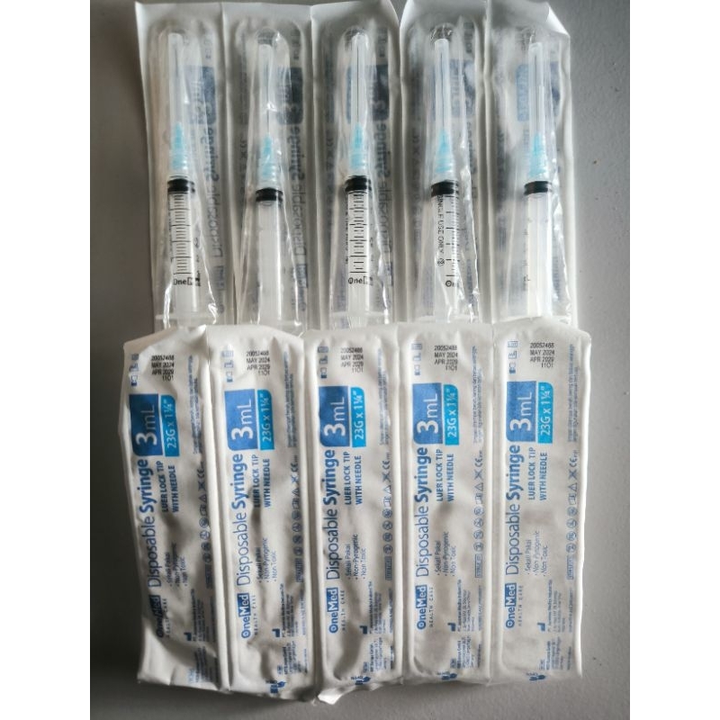 Jual Spuit 3cc Onemed / Jarum Suntik 3cc Onemed / Spuit Syringe ...