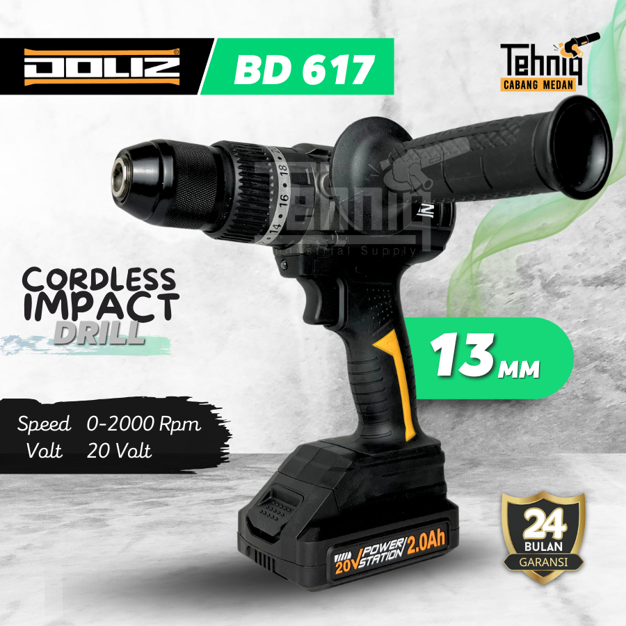 Jual DOLIZ BD617 BRUSHLESS CORDLESS IMPACT DRILL | Shopee Indonesia