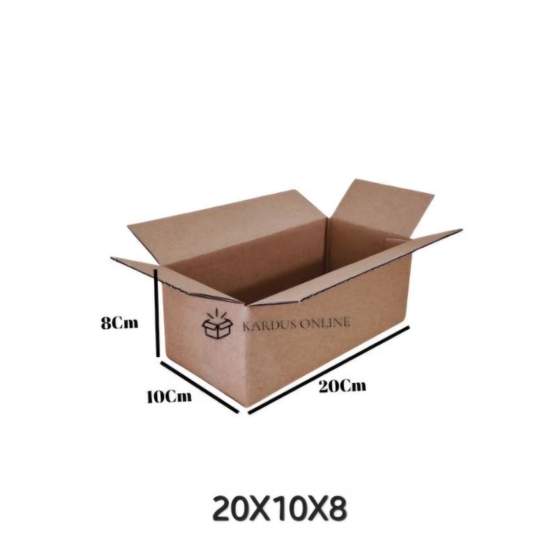 Jual 20X10X8 Cm Kardus Box Packaging | Shopee Indonesia