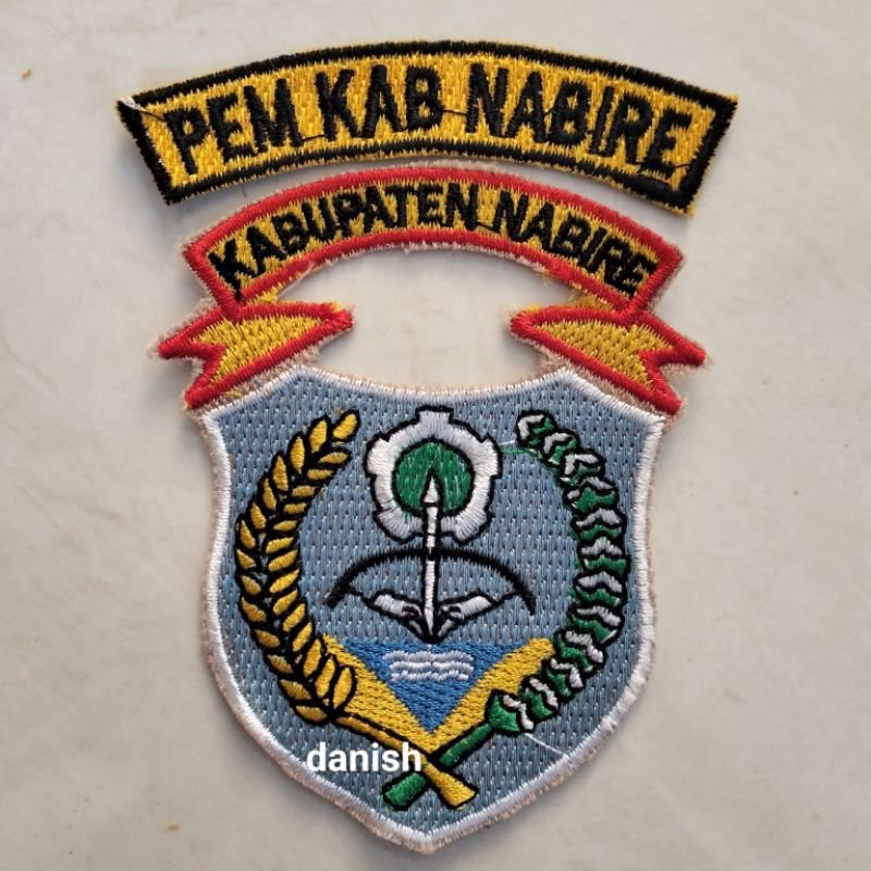 Jual BET BORDIR LOGO LAMBANG PEMKAB KABUPATEN NABIRE PAPUA | Shopee ...