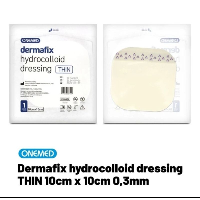 Jual dermafix hydrocoloid dressing thin mirip duoderm extrathin ...