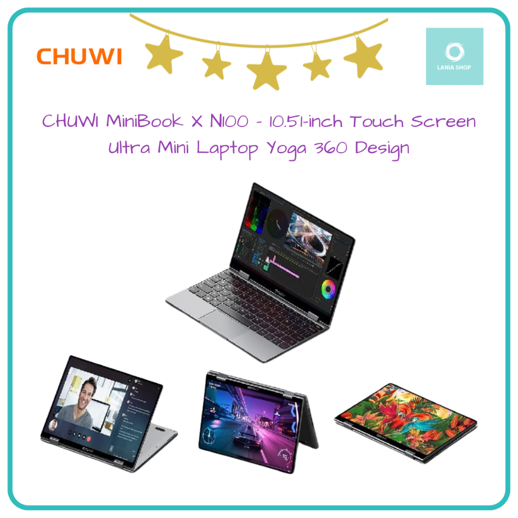 Jual CHUWI MiniBook X N150 - 10.51-inch Touch Screen Ultra Mini Laptop ...