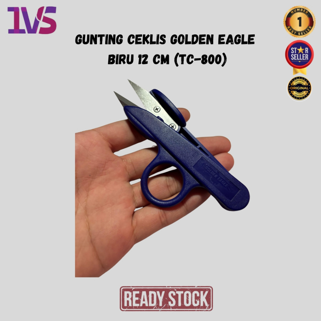 Jual Gunting Ceklis Golden Eagle Biru 12 Cm (TC-800) | Shopee Indonesia