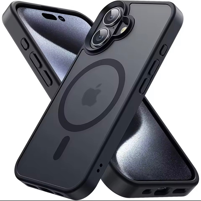 Jual Case Magsafe Black Edition Matte IPHONE X XS MAX XR 11 12 13 14 15 ...
