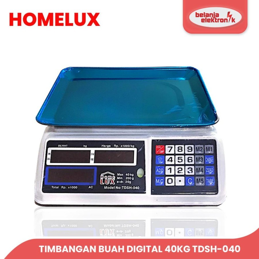 Jual Timbangan Buah Digital 40kg Digital Computing Scale 40Kg Double Display BATAM | Shopee ...
