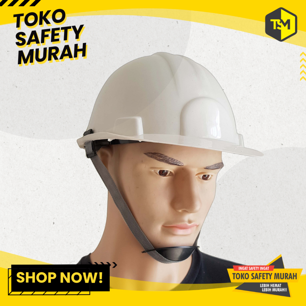 Jual Helm Proyek MURAH 1SET KOMPLIT Ultra+Inner+Tali Dagu Safety Helmet ...