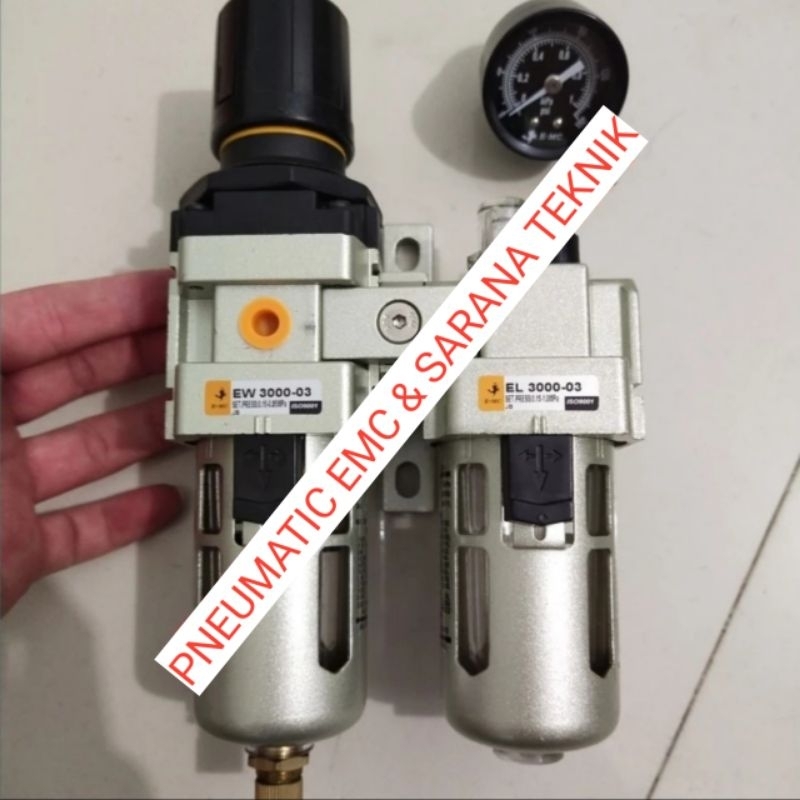 Jual Air Unit FRL EC3010-02D / EC3010-03D Autodrain/OTOMATIS EMC PNEUMATIC | Shopee Indonesia