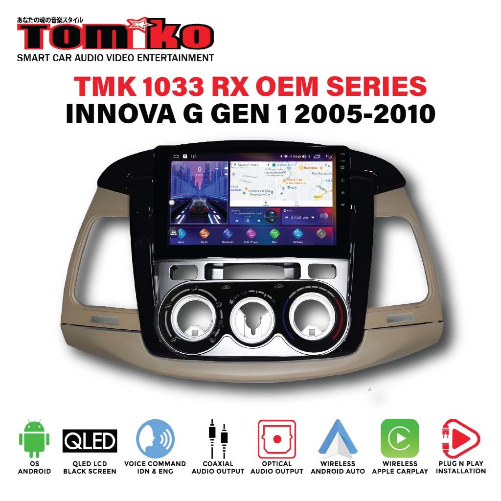 Jual Tomiko Head Unit Android TMK 1033 RX OEM Series for Innova Gen 1 2005 | Shopee Indonesia
