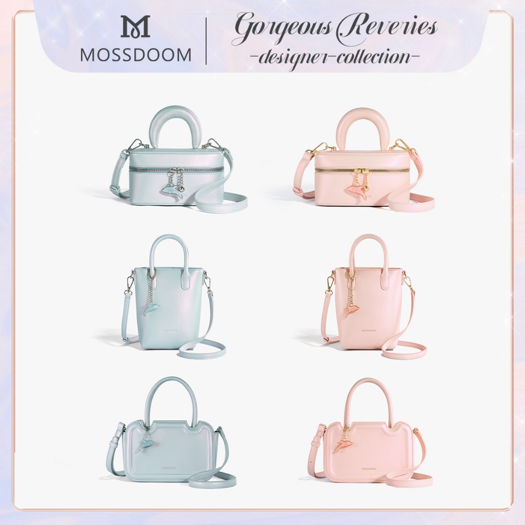 Jual MOSSDOOM Ocean Dream Collection Tas Wanita Pegangan Tangan Tas ...