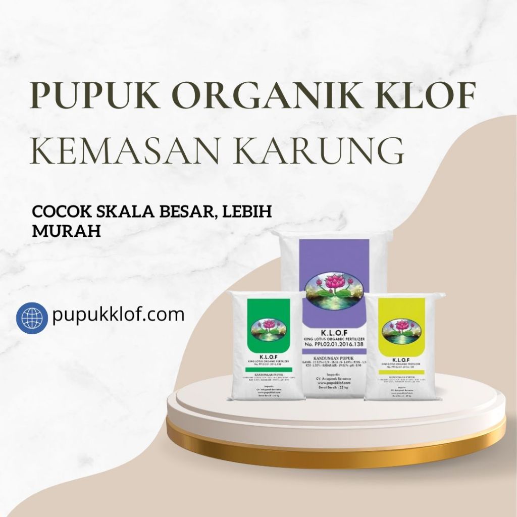 Jual [READY STOCK] PUPUK NANO ORGANIK KLOF KEMASAN KARUNG | Shopee ...