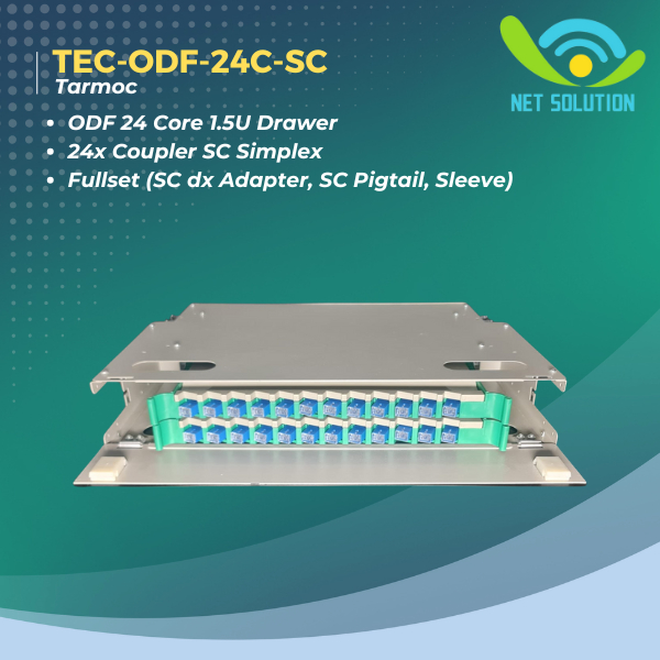 Jual Fiber Optic ODF/OTB 24 Core SC Lengkap Rackmount | ODF 24C SC ...